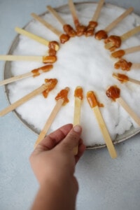 Easy Maple Taffy on Snow Recipe - Fare Isle