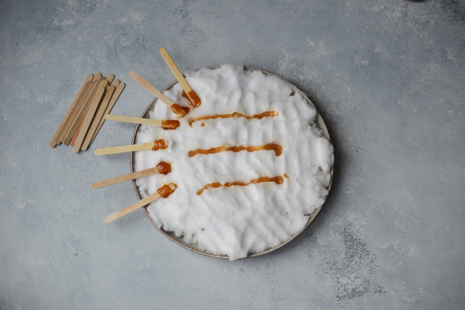 Easy Maple Taffy on Snow Recipe - Fare Isle