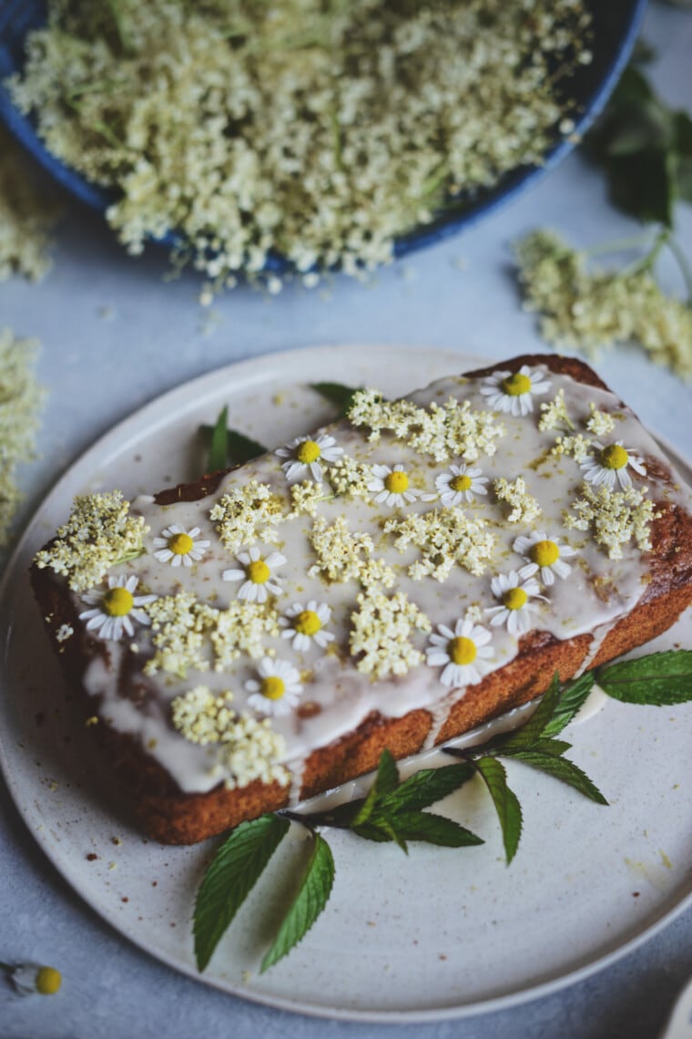 Lemon and Elderflower Cake Recipe (Vegan Friendly) - Fare Isle