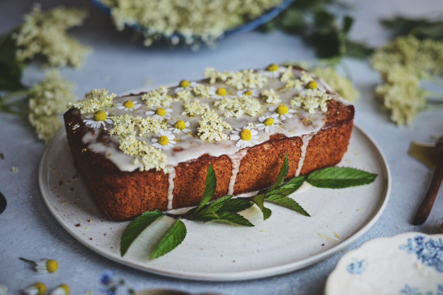 Lemon and Elderflower Cake Recipe (Vegan Friendly) - Fare Isle