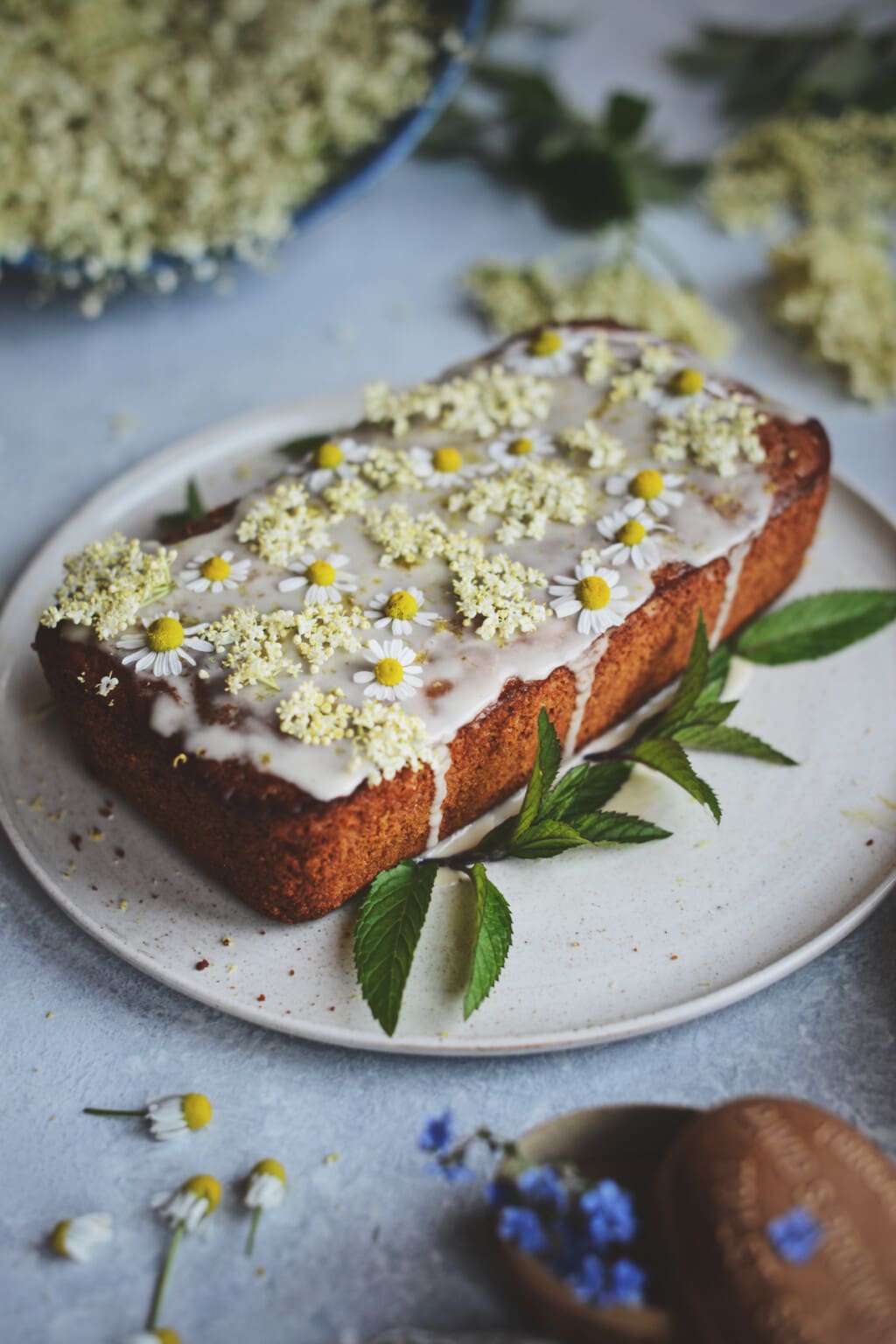 Lemon and Elderflower Cake Recipe (Vegan Friendly) - Fare Isle