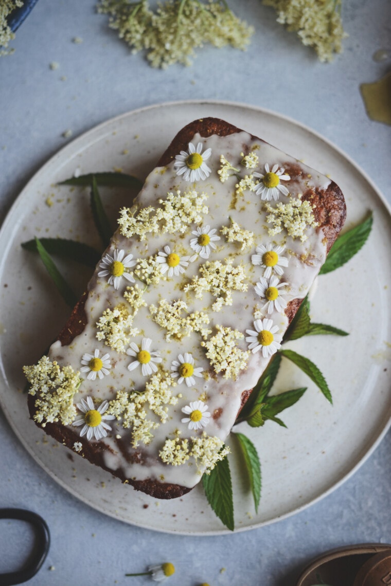 Lemon and Elderflower Cake Recipe (Vegan Friendly) - Fare Isle