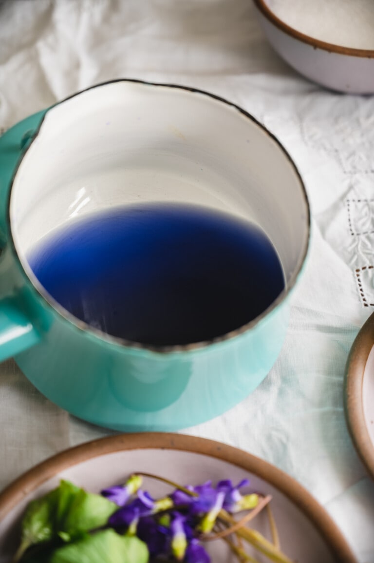 Wild Violet Syrup and Lemonade - Fare Isle