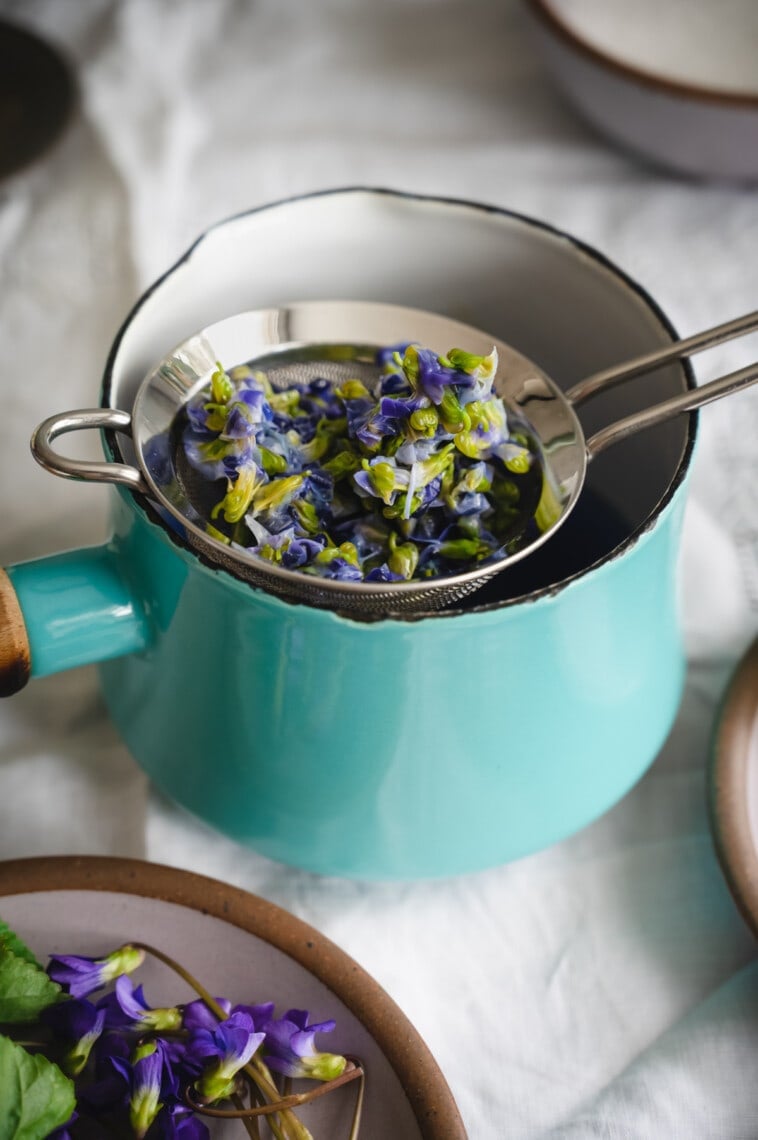 Wild Violet Syrup and Lemonade - Fare Isle