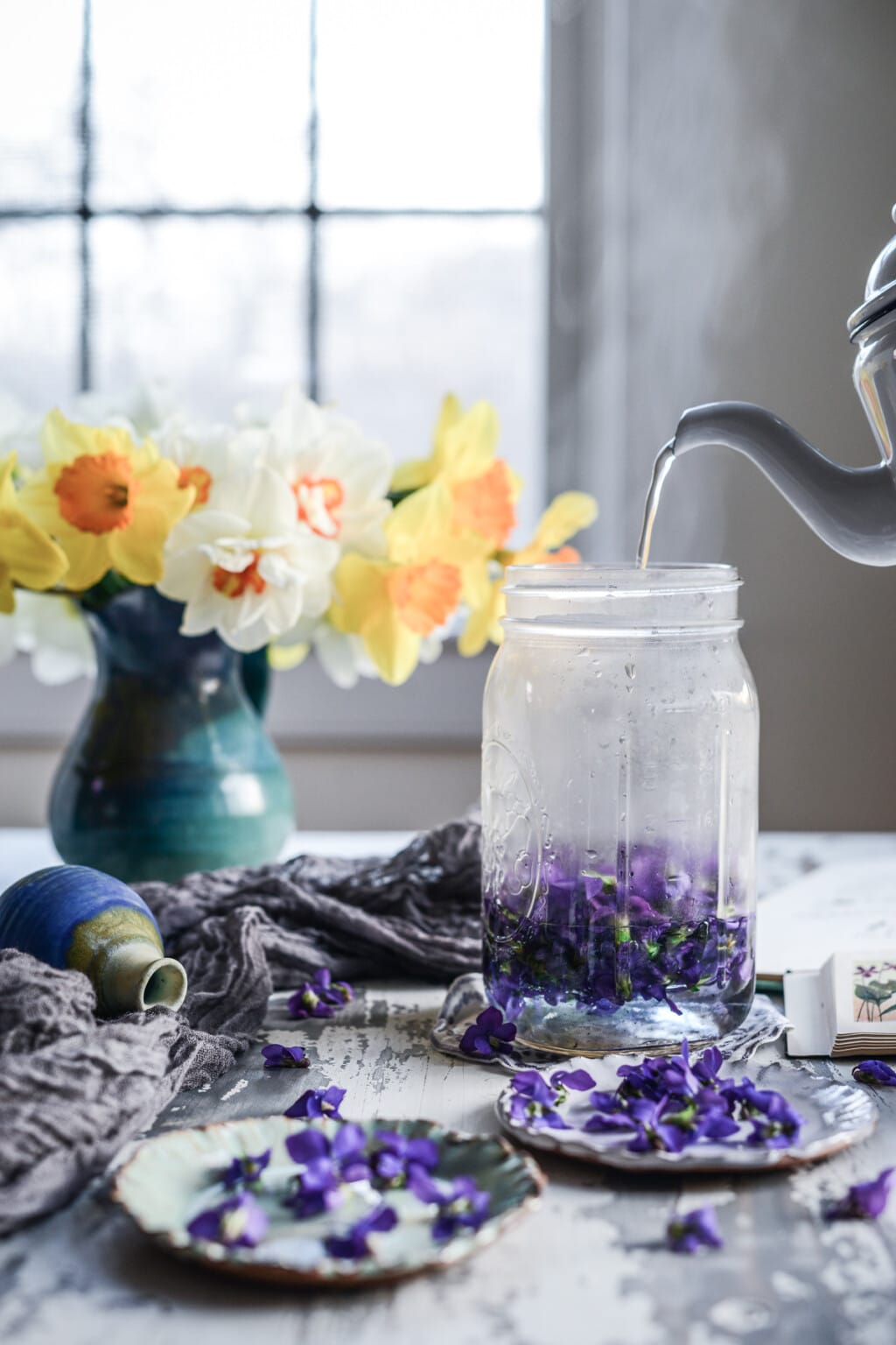 Wild Violet Syrup and Lemonade - Fare Isle