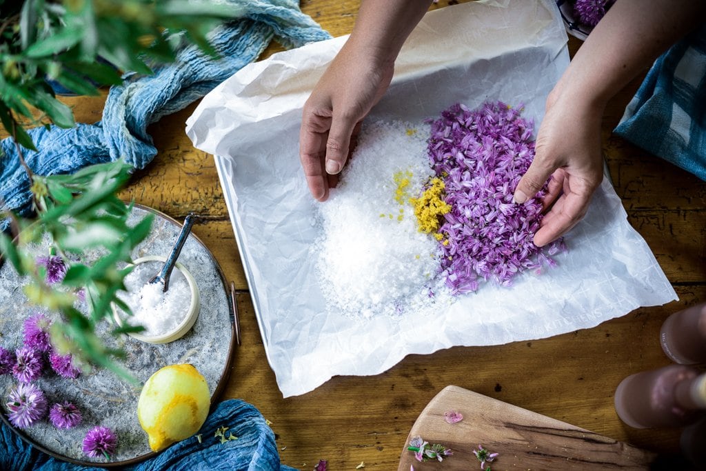 Chive Blossom Finishing Salt - Fare Isle