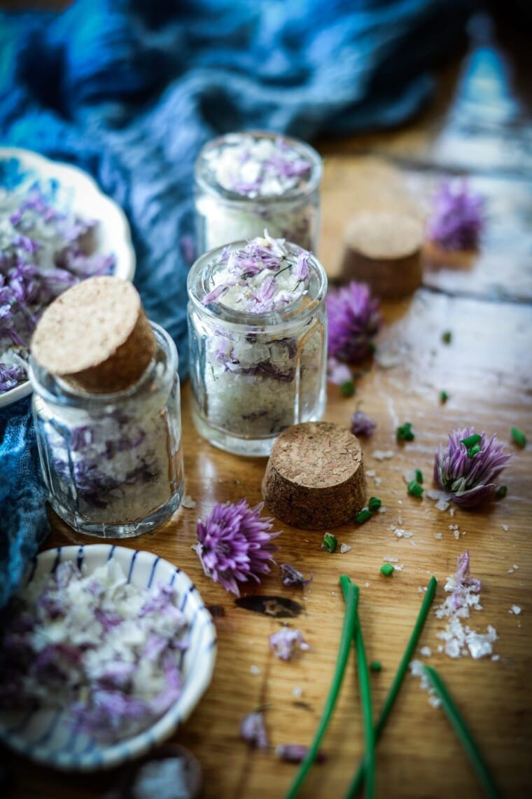 How to Use Flowering Chives: 4 Beautiful Chive Blossom Recipes - Fare Isle