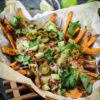 Loaded Tex-Mex Sweet Potato Fries - Vegatarian - Fare Isle