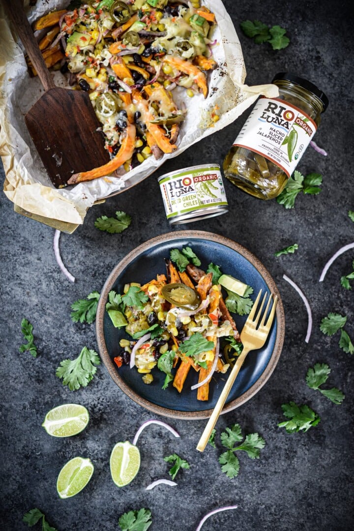 Loaded Tex-Mex Sweet Potato Fries - Vegatarian - Fare Isle