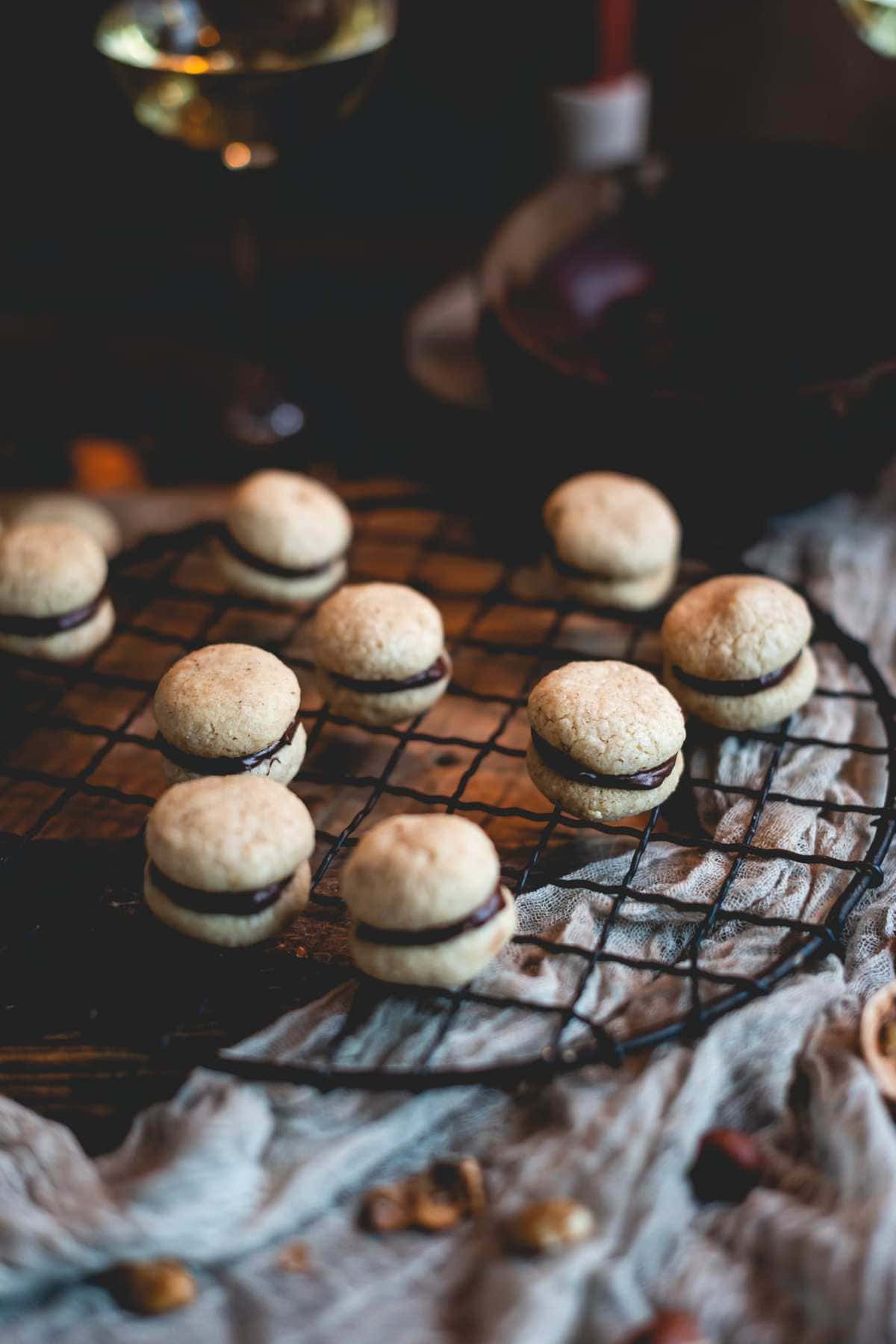 Italian Baci di Dama Cookies (Lady's Kisses) - Fare Isle