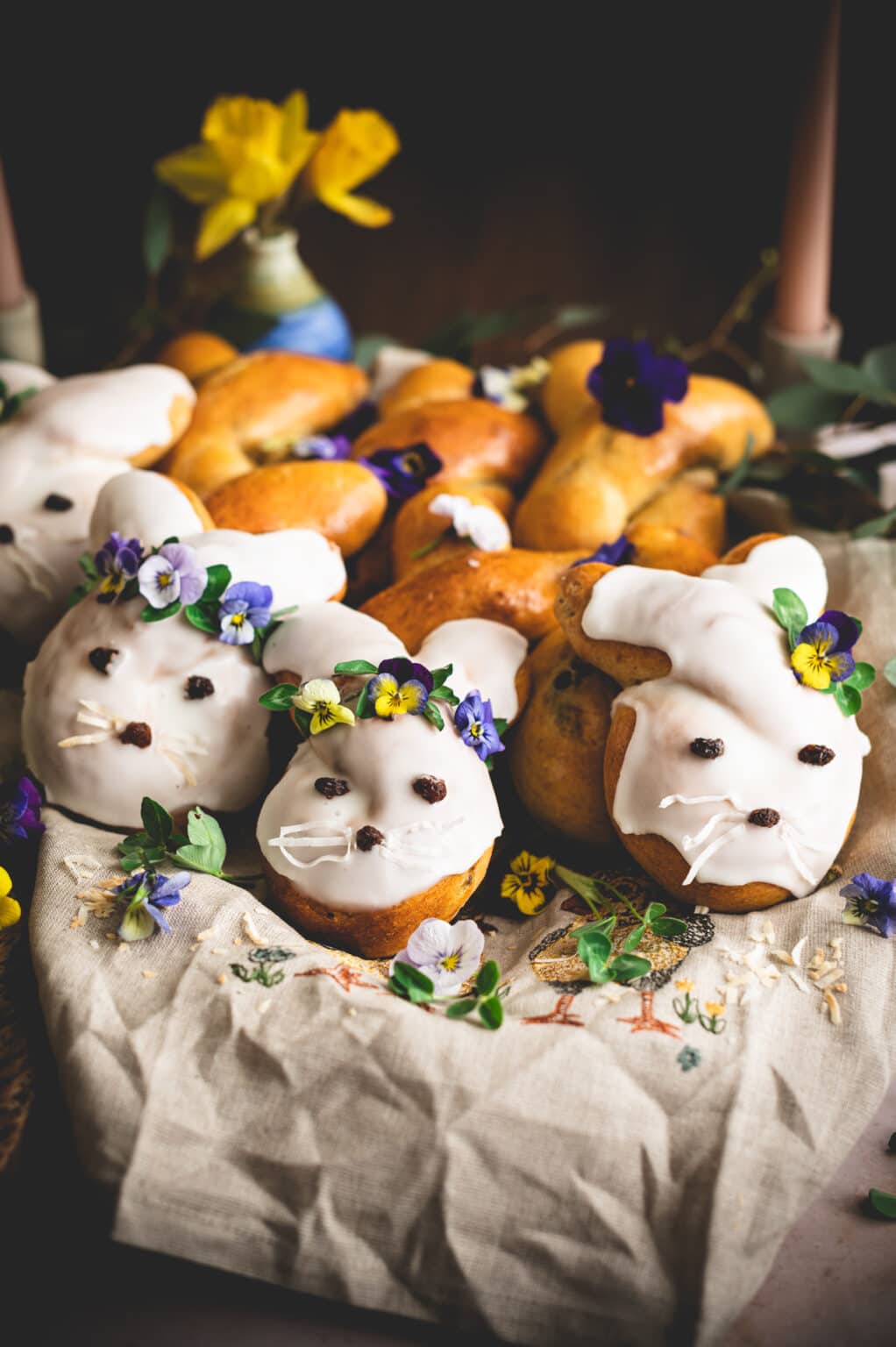 Sourdough Brioche Easter Bunny Buns | Fare Isle | Kaity Farrell