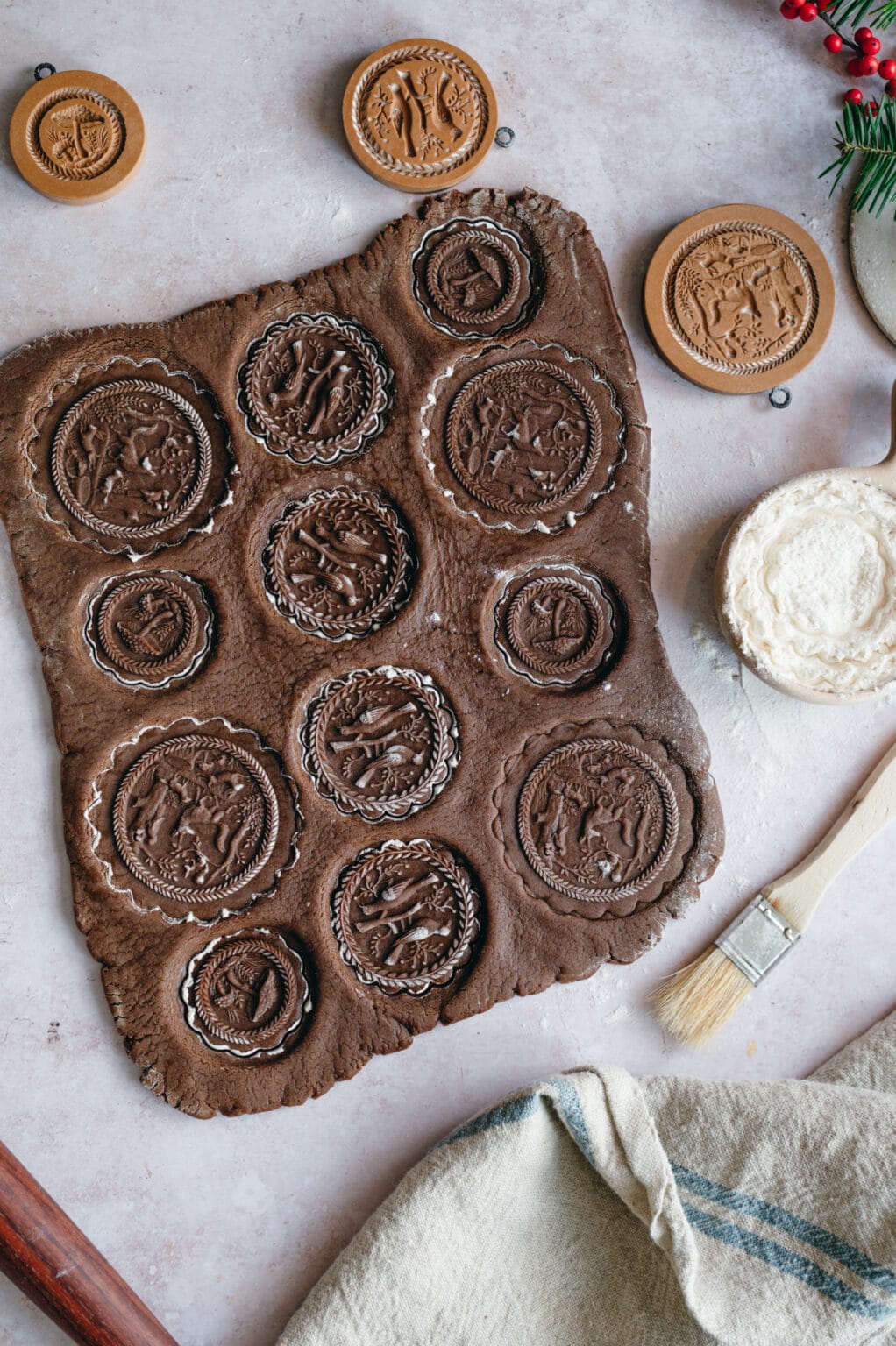 Molded Gingerbread Cookies | Fare Isle | Kaity Farrell
