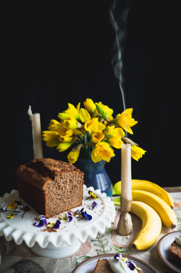 Gluten Free Vegan Banana Bread Recipe Fare Isle
