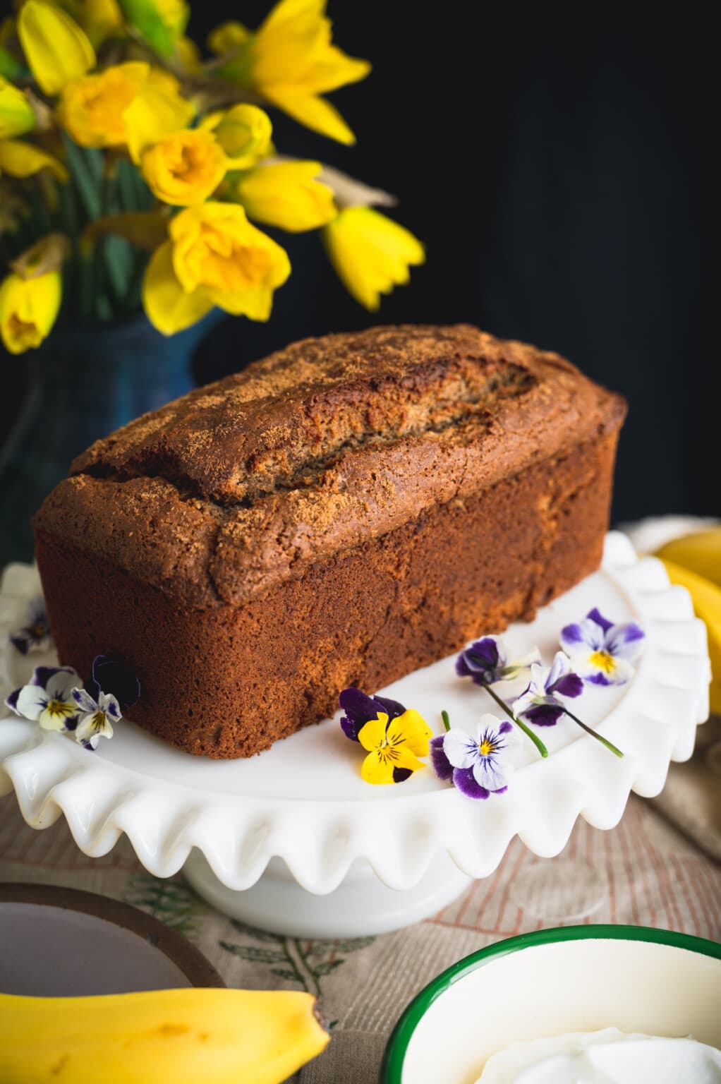 Gluten Free Vegan Banana Bread Recipe Fare Isle